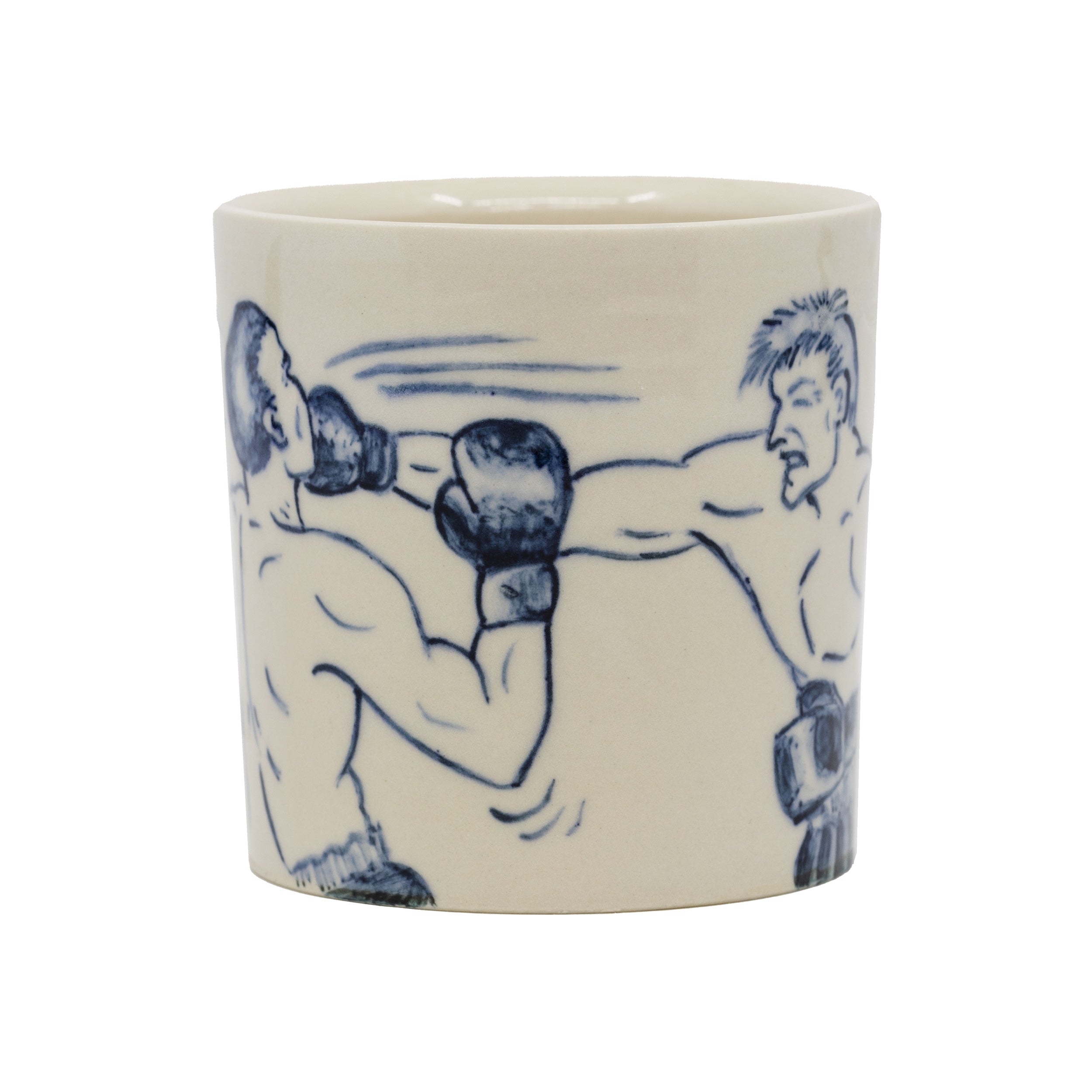 Boxer Cup White Porcelain – Hands Eyes Mind